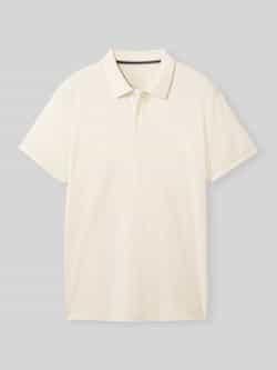 Tom Tailor Regular Fit Poloshirt aus Baumwoll-Viskose-Mix
