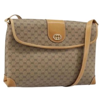 Gucci Sac Bandouli&egrave;re Vintage Pre-owned - Femme - Pre-owned - Beige - Taille: ONE Size
