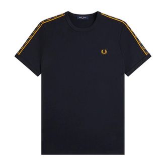 Fred Perry Ringer T-Shirt - - Tops - Herren - Blau - 2XL