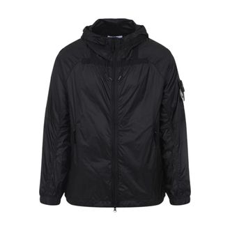 Stone Island Homme, Vestes, Noir, Taille: M Parka Grise pour Aventures Urbaines