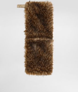 Dolce & Gabbana Armstulpe Aus Kunstfell - Frau Hüte Und Handschuhe Beige Kunstpelz Onesize