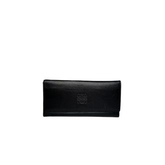 Loewe Portefeuille en cuir Pre-owned - Femme - Pre-owned - Noir - Taille: ONE Size
