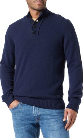 Daniel Hechter HECHTER PARIS Herren Knit Troyer Pullover, Midnight Blue, XXL