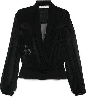 Philosophy di Lorenzo Serafini Femme, Blouses et Chemises, Noir, Taille: 40 FR Blouses