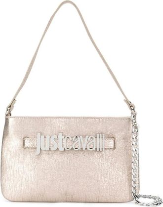 Just Cavalli Femme, Sacs, Rose, Taille: ONE Size Goatskin Blend Tote Bag