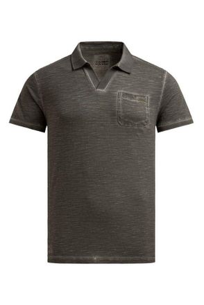 Camp David Poloshirt mit Seitenschlitze