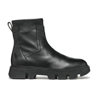 Geox Schwarze Damen Stiefeletten - - Shoes - Damen - Schwarzk - 36 EU