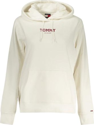 Tommy Hilfiger Femme, Sweatshirts et sweats &agrave; capuche, Blanc, Taille: 36 FR SweaT-shirt &agrave; Capuche &agrave; Manches Longues