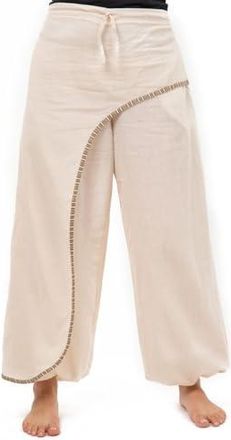 Fantazia Pantalon Cocon Zen Cache tresors Cancun - Taille Unique Blanc/écru