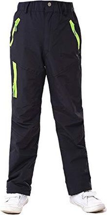 Generic Pantalon de ski et de neige pour femme - L&eacute;ger et thermique - Pantalon de randonn&eacute;e d&eacute;contract&eacute; - Grande taille, Noir, 3XL