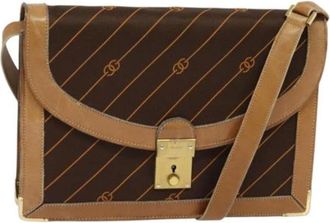Gucci Pre-owned Toile sacs-gucci - Femme - Pre-owned - Brun - Taille: ONE Size