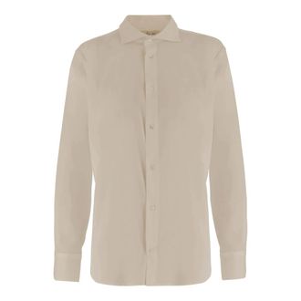 Her Shirt Stretch Silk Shirt - - Blouses & Shirts - Damen - Beige - M