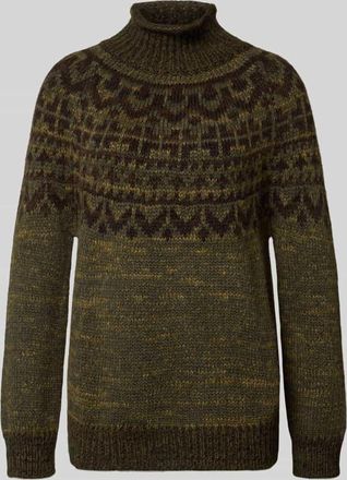 Stefanel Regular Fit Strickpullover mit Alpaka-Anteil
