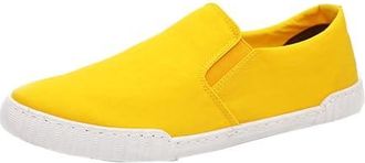 Generic Chaussures basses en toile pour homme - Respirantes - Chaussures plates &agrave; enfiler - Doux et confortables - Espadrilles classiques - Mocassins - Chauss