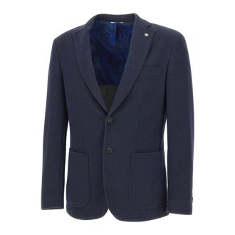 Manuel Ritz Blazer Coupe Slim - Homme - Vestes - Bleu - Taille: 2XL