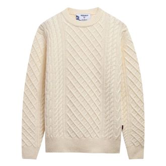 Sebago Fl&auml;mischer Irischer Pullover - - Knitwear - Herren - Wei&szlig; - M
