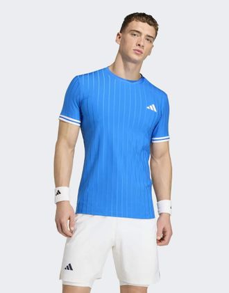 adidas Tennis Climacool Freelift Pro - T-shirt - Bleu &eacute;clatant
