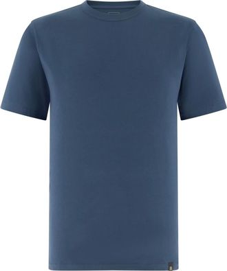 Boggi Milano Homme, Tops, Bleu, Taille: 3XL T-Shirt en Coton Supima Stretch