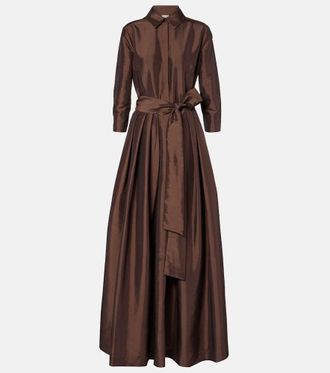 SIMKHAI Robe longue Julip en taffetas