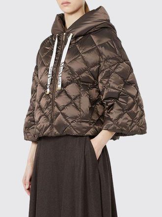 Max Mara Doudoune en nylon matelass&eacute; avec capuche et &eacute;paules tombantes