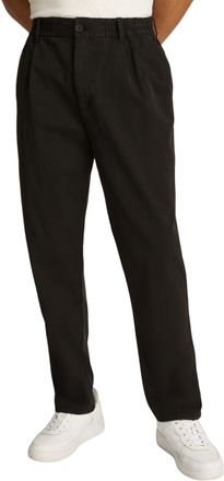 Tommy Jeans Herren Stoffhose Isaac Twill Casual Wide Leg, Schwarz (Black), XL