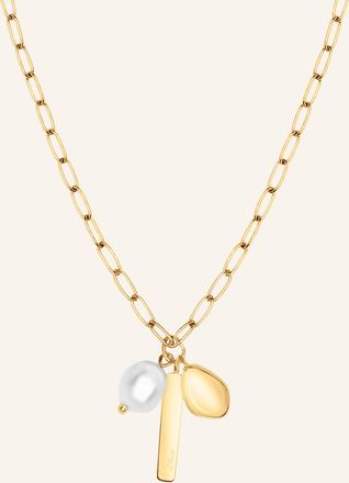 s.Oliver S.Oliver Halskette Aus Edelstahl gold