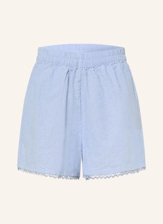 American Vintage American Vintage Shorts Feoly Mit Spitze blau