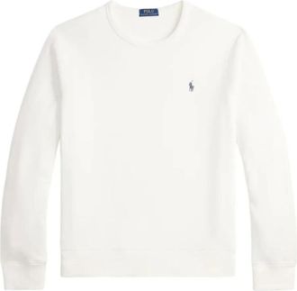 Polo Ralph Lauren SweaT-shirt col rond brod&eacute; - Homme - Sweatshirts et sweats &agrave; capuche - Blanc - Taille: S