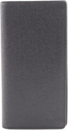 Louis Vuitton Portefeuille long (bi-pli) doccasion - Homme - Pre-owned - Noir - Taille: ONE Size