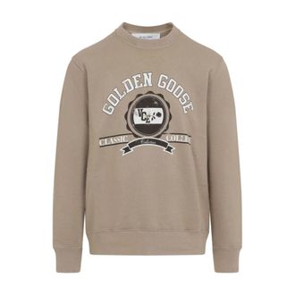 Golden Goose Journey Rundhals-Sweatshirt - - Sweatshirts & Hoodies - Herren - Beige - S