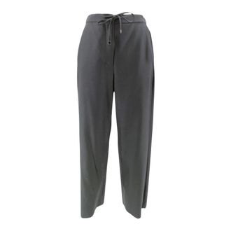Max Mara Pantalon large - Femme - Pantalons - Noir - Taille: 34 FR