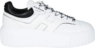 Hogan Femme, Chaussures, Blanc, Taille: 41 EU H-Stripes Allacciato H Lissata