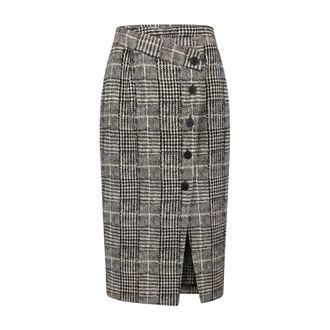 Baldinini Jupe portefeuille &agrave; carreaux Trend - Femme - Jupes - Multicolore - Taille: 38 FR