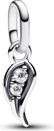 Pandora ME Funkelnder Engelsflügel Mini-Charm-Anhänger aus Sterling Silber mit Cubik Zirkonia, Kompatibel ME und Moments Armbändern, 793041C01