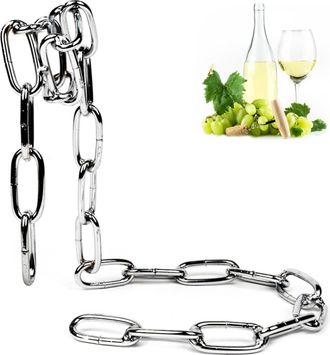 Generico Weinflaschenhalter f&uuml;r Weinflaschen, schwimmendes Eisen, WineRack-Ornament | Countertop WineRack | Floating Iron Link Bottles Rack | Countertop Flasch