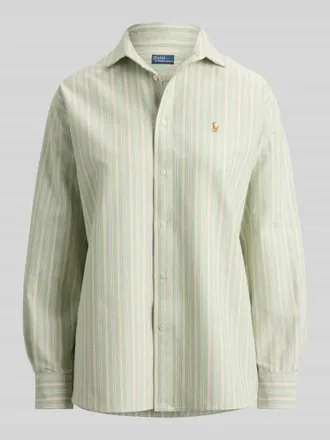 Polo Ralph Lauren Relaxed Fit Hemdbluse aus reiner Baumwolle