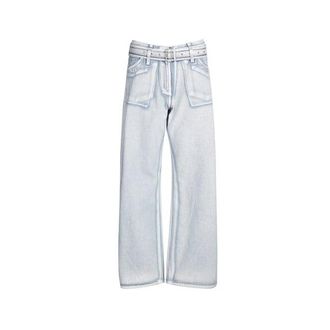 Acne Studios Jeans d&eacute;lav&eacute; en coton organique