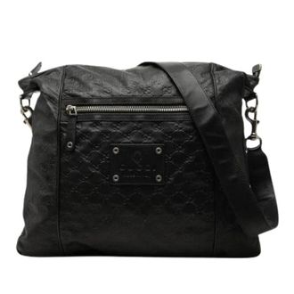 Gucci Sac bandouli&egrave;re vintage Pre-owned - Femme - Pre-owned - Noir - Taille: ONE Size