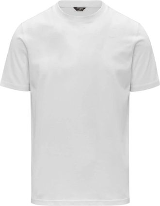 K-Way Homme, Tops, Blanc, Taille: 2XL Odom Jersey Micro Lettering Slim