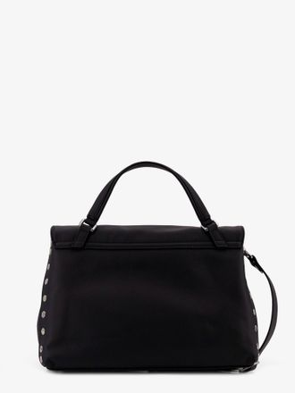 Zanellato Womens Crossbody Bag Postina S Leather Black Shoulder
