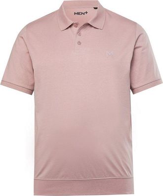 Men Plus Poloshirt Poloshirt Bauchfit Halbarm