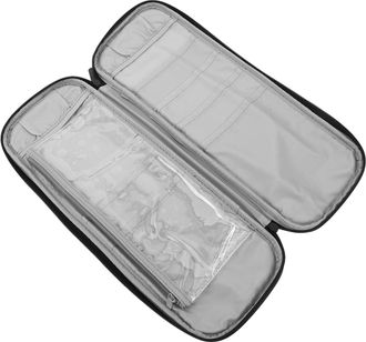 TOPBATHY Stricknadel Organizer und H&auml;kelnadel Etui aus Oxford Gewebe 35cm lang Tragbare Aufbewahrungstasche f&uuml;r Lange Handarbeitsutensilien Vielseitig f&uuml;r Stri