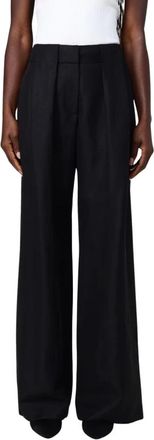 PT01 Pt01, Femme, Pantalons, Noir, Taille: 42 FR Wide Pantalons