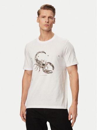 HUGO BOSS T-Shirt Discorb 50557672 Wei&szlig; Relaxed Fit