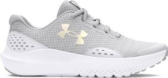 Under Armour Fille UA GGS Surge 4 Chaussures de Course, Halo Gray White Iridescent, 36.5 EU