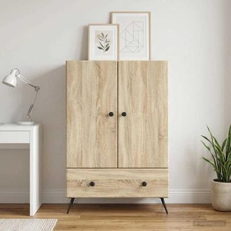 vidaXL Vidaxl Credenza Rovere Sonoma 66 X 34,5 X 95 Cm Legno
