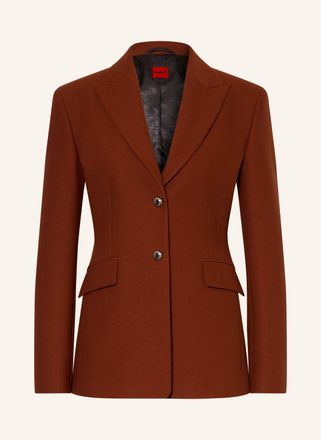 HUGO BOSS Hugo Piqu&eacute;-Blazer Asmalla braun