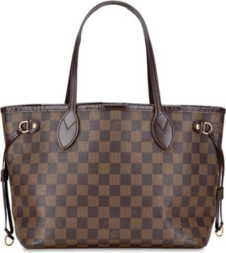 Louis Vuitton Shopper - Damier Ebene Neverfull PM - Gr. unisize - in Braun - f&uuml;r Damen