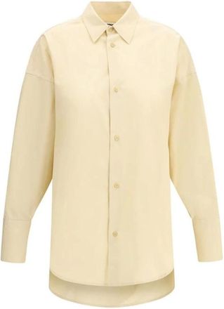 Darkpark Darkpark, Femme, Blouses et Chemises, Beige, Taille: 38 FR Chemise habill&eacute;e en coton