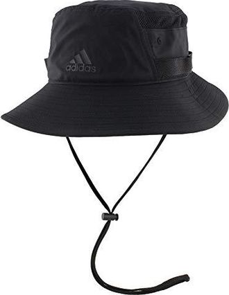 adidas Victory Bucket Hat Men - Athletic Sun Cap for Outdoors, Chapeau en Forme de Seau, Noir / 3.0, S-M Homme